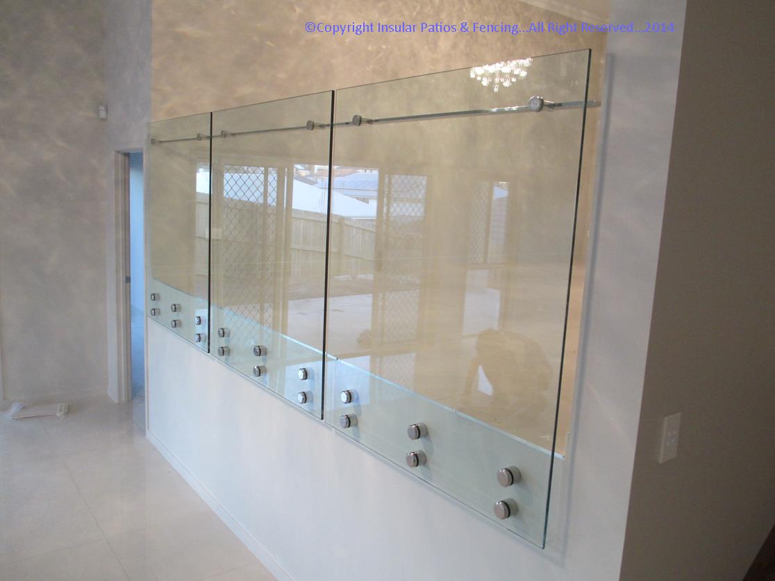 Patch Fit Glass Balustrade - Ormeau - Insular Patios & Fencing