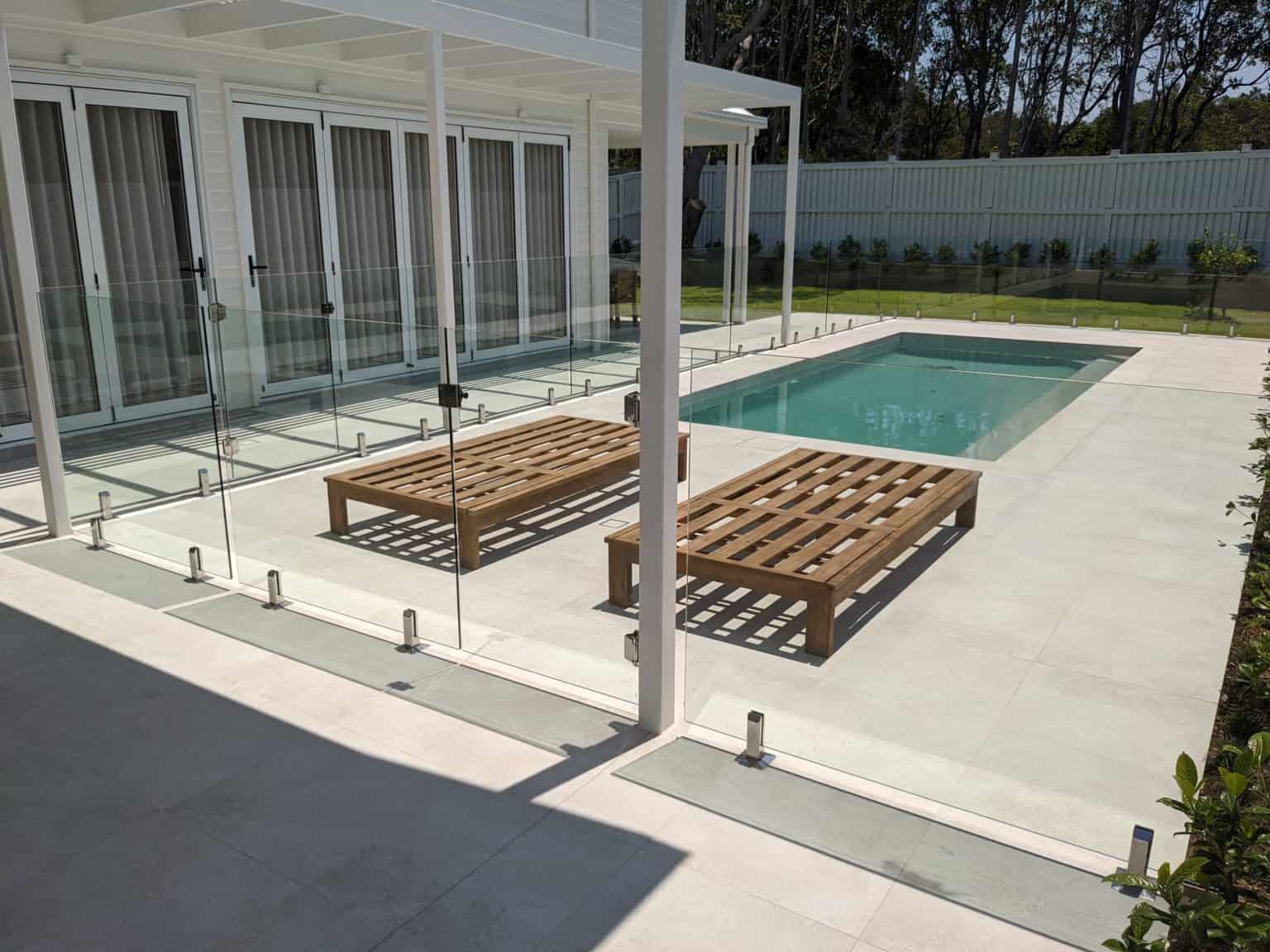 Frameless Glass Pool Fencing by Insular - perfect for Gold Coast homes